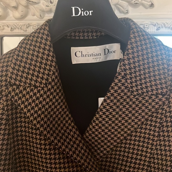 Dior | Jackets & Coats | Christian Dior Iconic Bar Jacket Brown ...